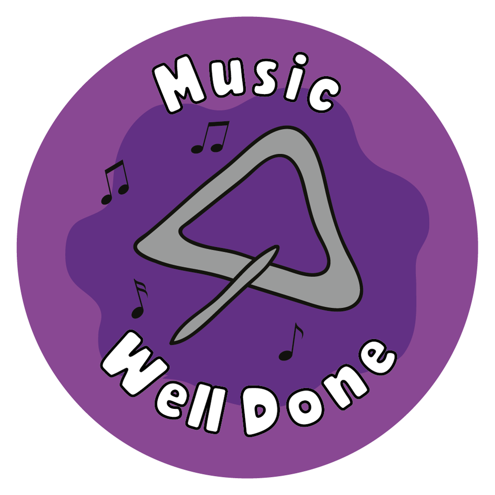 Music Well Done Reward Stickers — MyClassroom