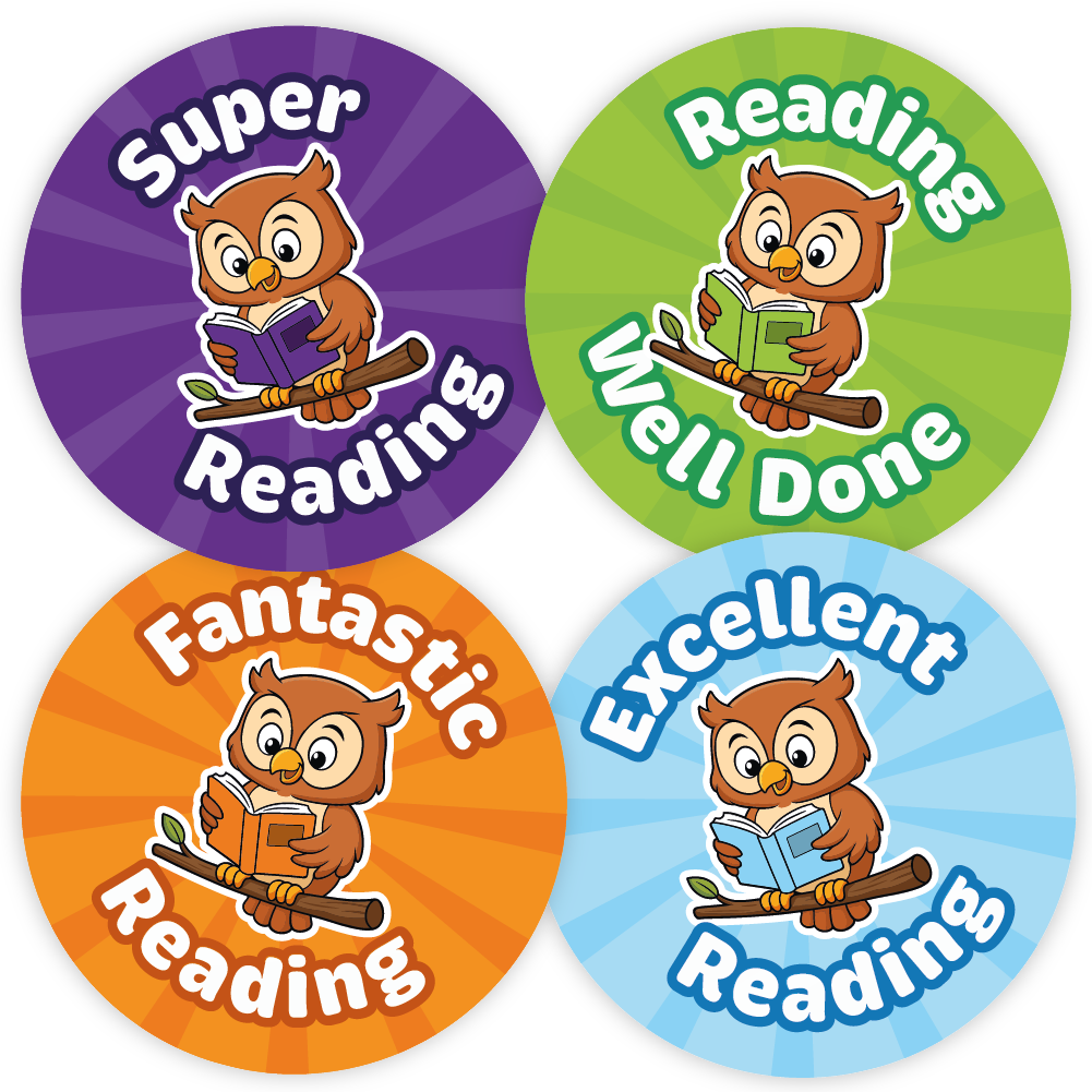 Wise Owl Reading Reward Stickers — MyClassroom