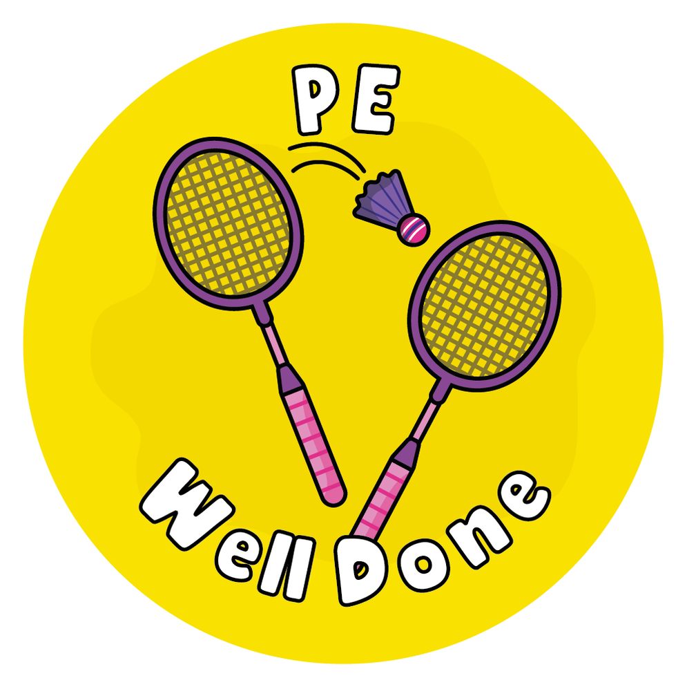 PE Well Done Reward Stickers — MyClassroom
