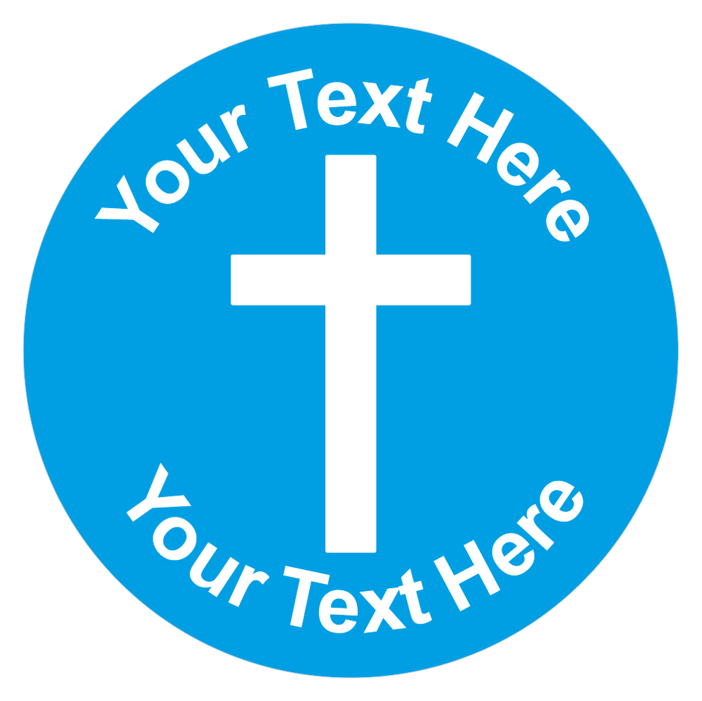 Personalised Christian Cross Reward Stickers — MyClassroom