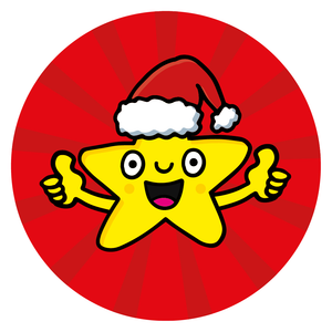 Christmas Santa & Elf Star Reward Stickers — MyClassroom