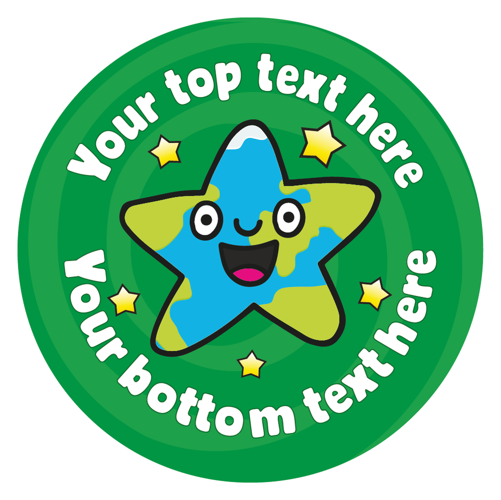 Personalised Geography Reward Stickers — MyClassroom