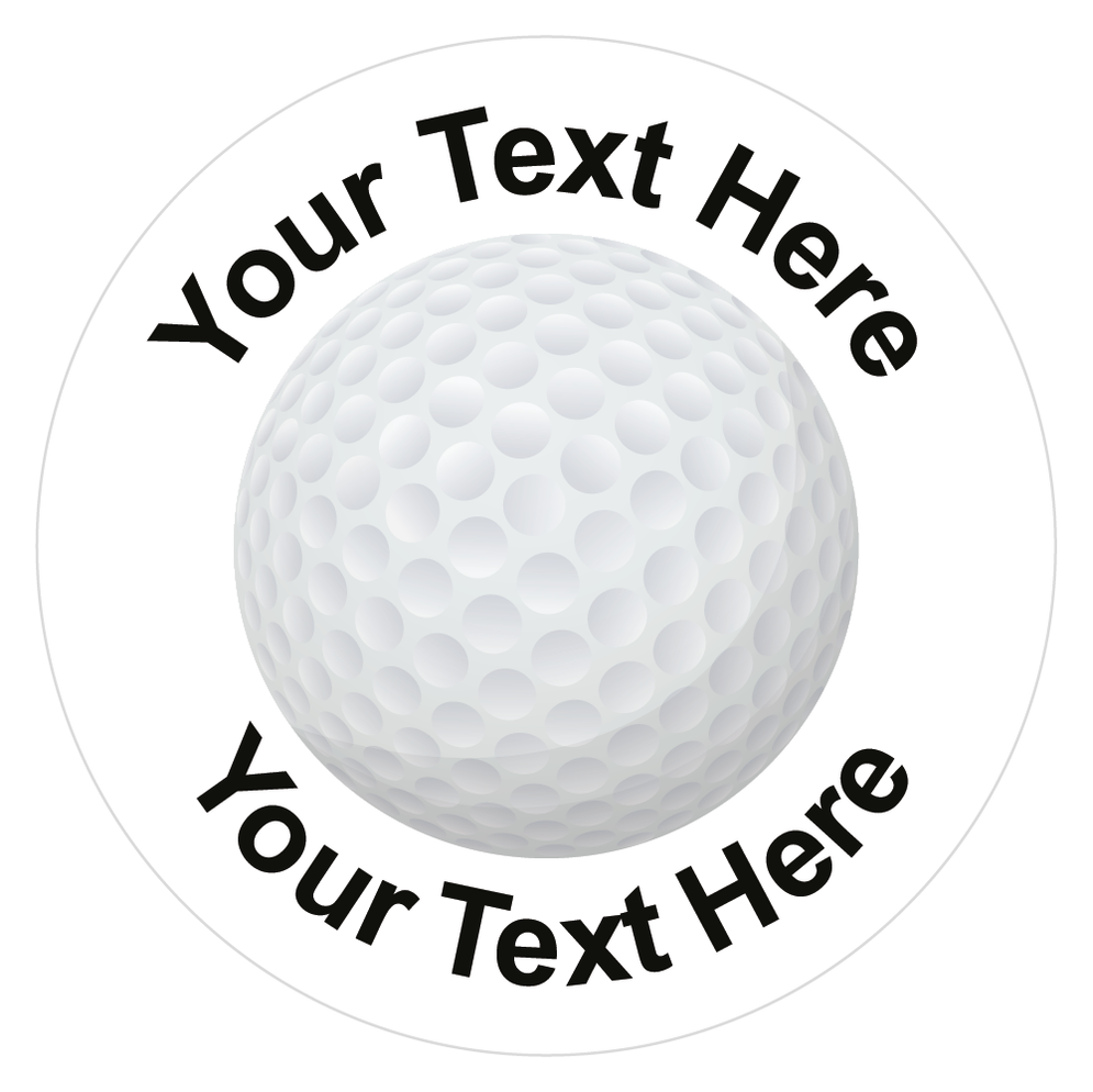 Personalised Golf Ball Reward Stickers — MyClassroom