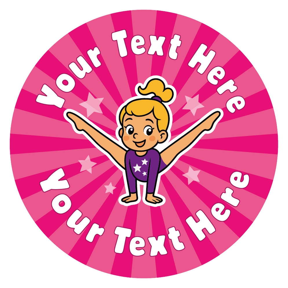 Personalised Gymnastics Reward Stickers — MyClassroom