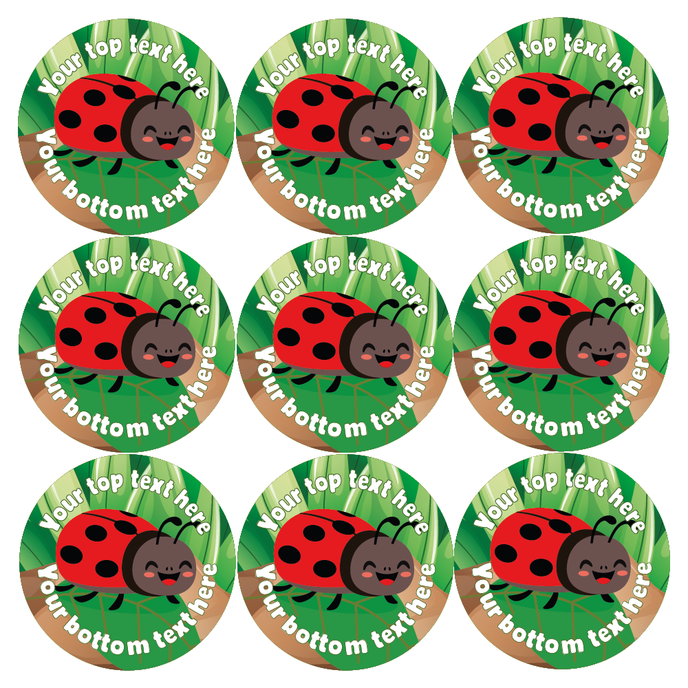 Personalised Ladybird Reward Stickers — MyClassroom