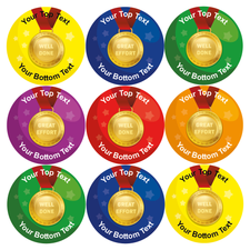 Personalised Sports Day Medal Reward Stickers — MyClassroom