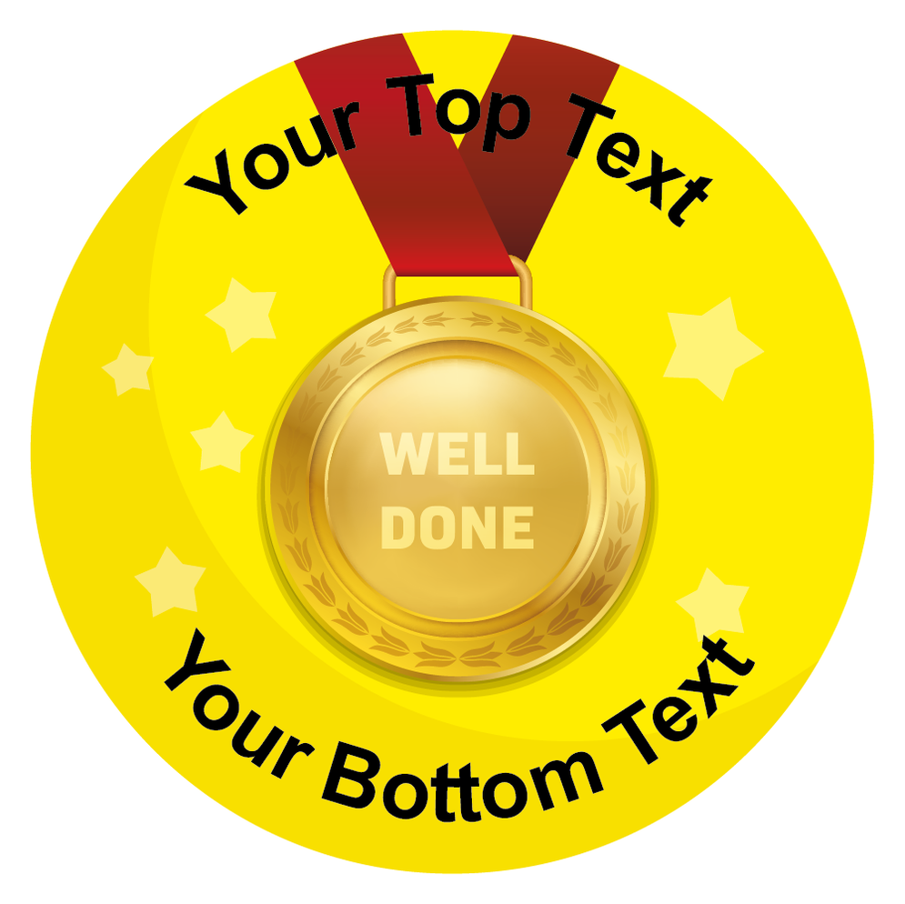 Personalised Sports Day Medal Reward Stickers — MyClassroom