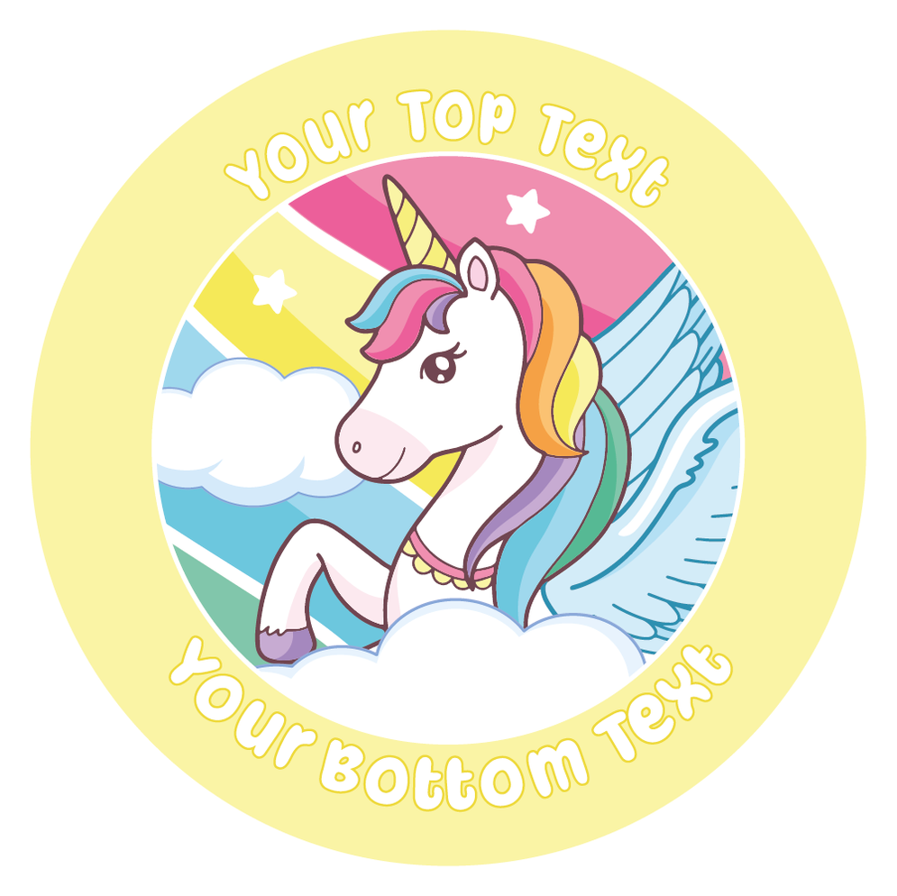 Personalised Rainbow Unicorns Reward Stickers — MyClassroom