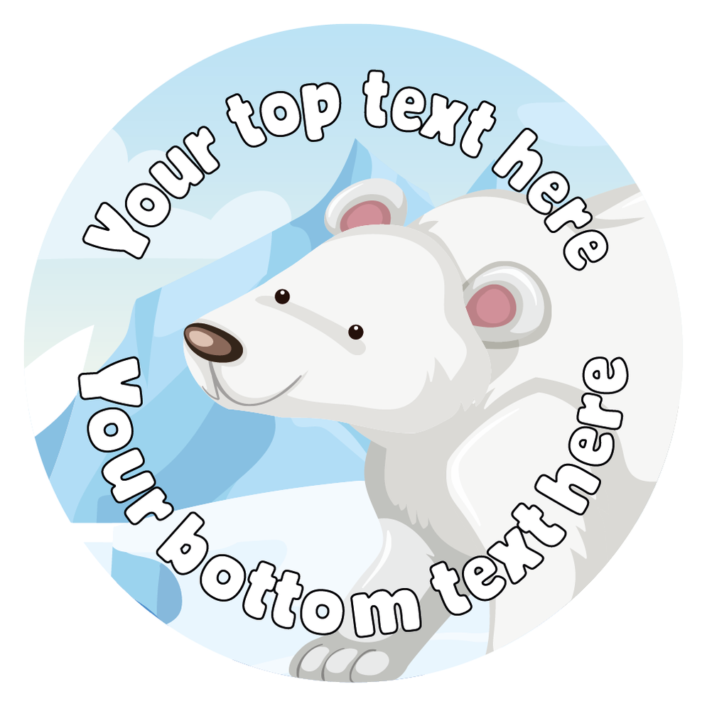 Personalised Polar Bear Reward Stickers — MyClassroom