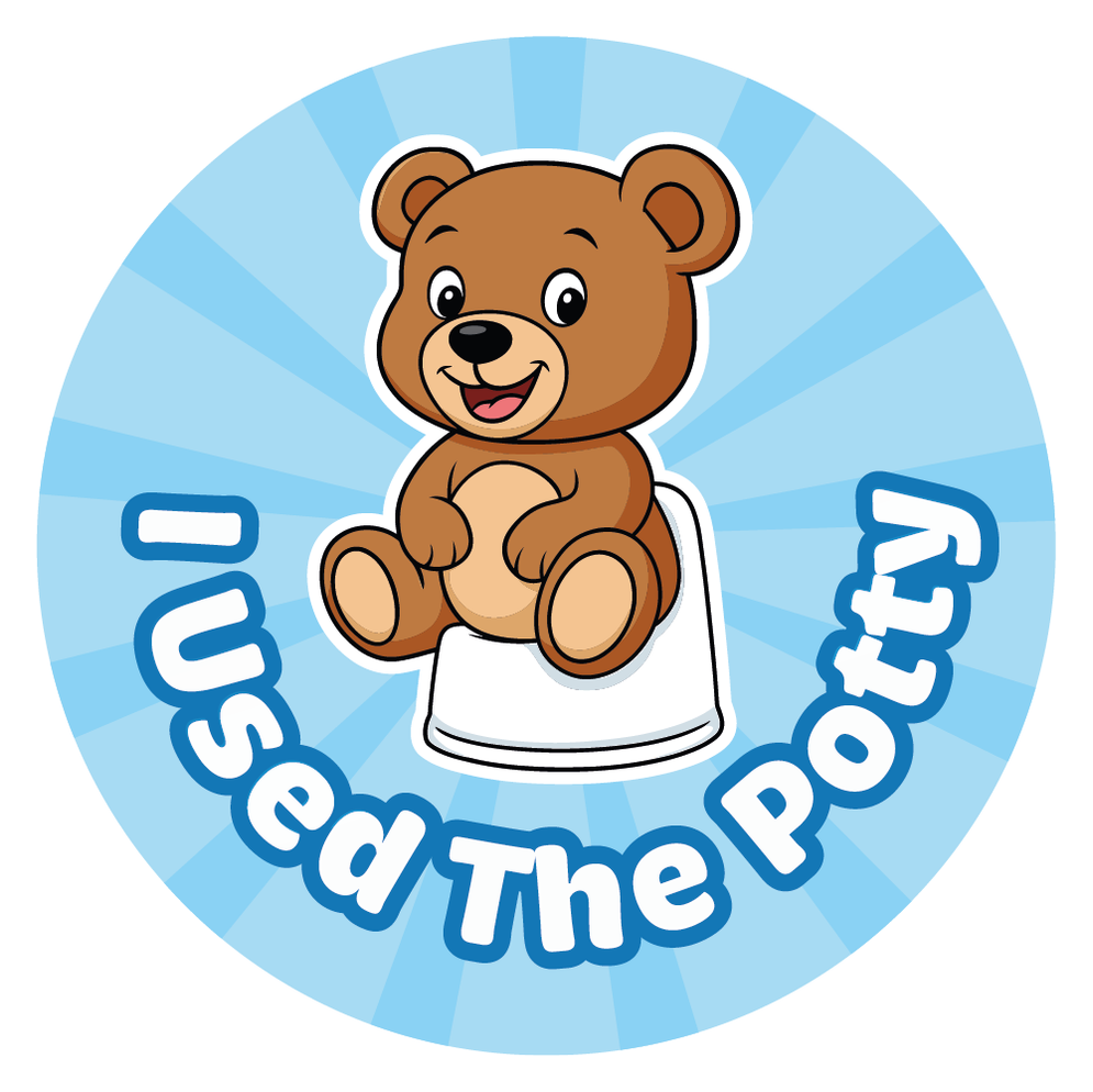 Teddy Bear Potty Training Reward Stickers — MyClassroom