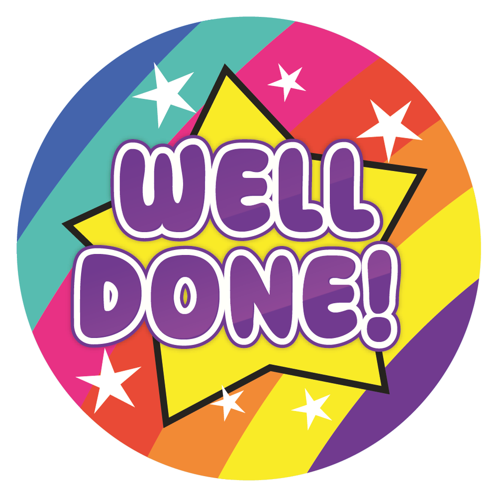 Rainbow and Stars Praise Words Reward Stickers — MyClassroom