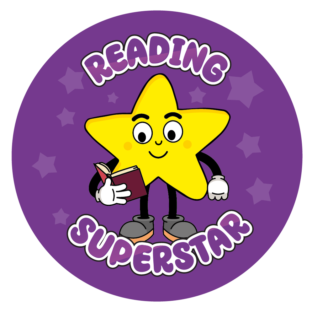 Reading Superstar Reward Stickers — MyClassroom