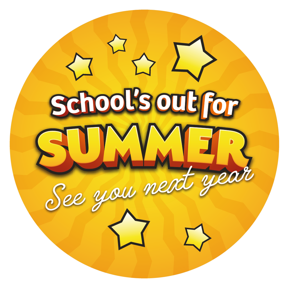 School's Out For Summer Reward Stickers — MyClassroom