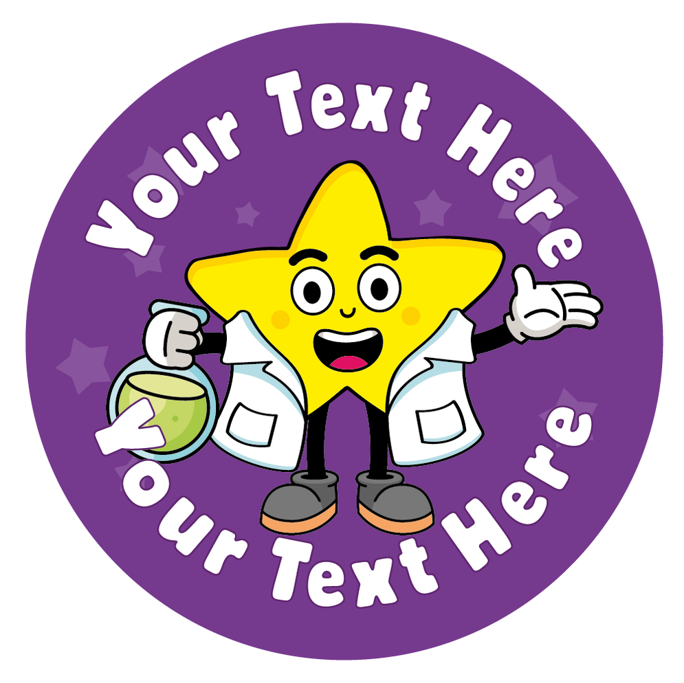 Personalised Science Superstar Reward Stickers — MyClassroom