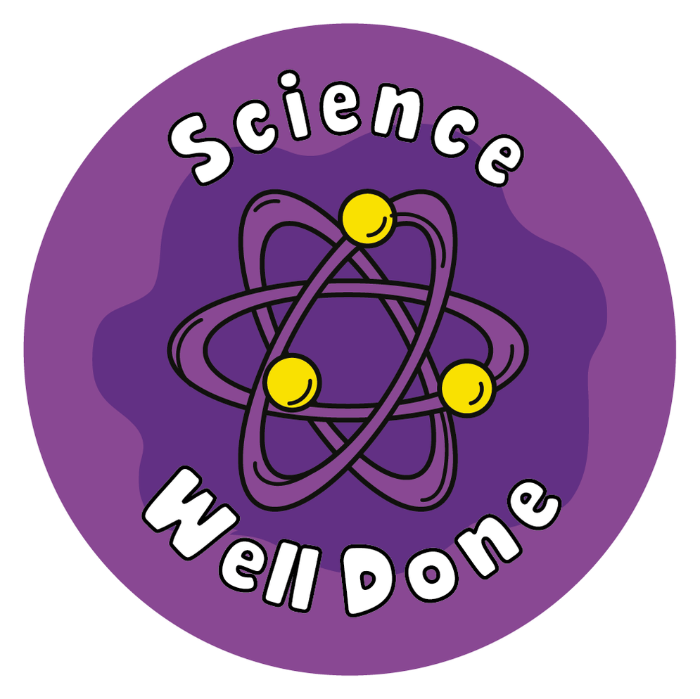 Science Well Done Reward Stickers — MyClassroom