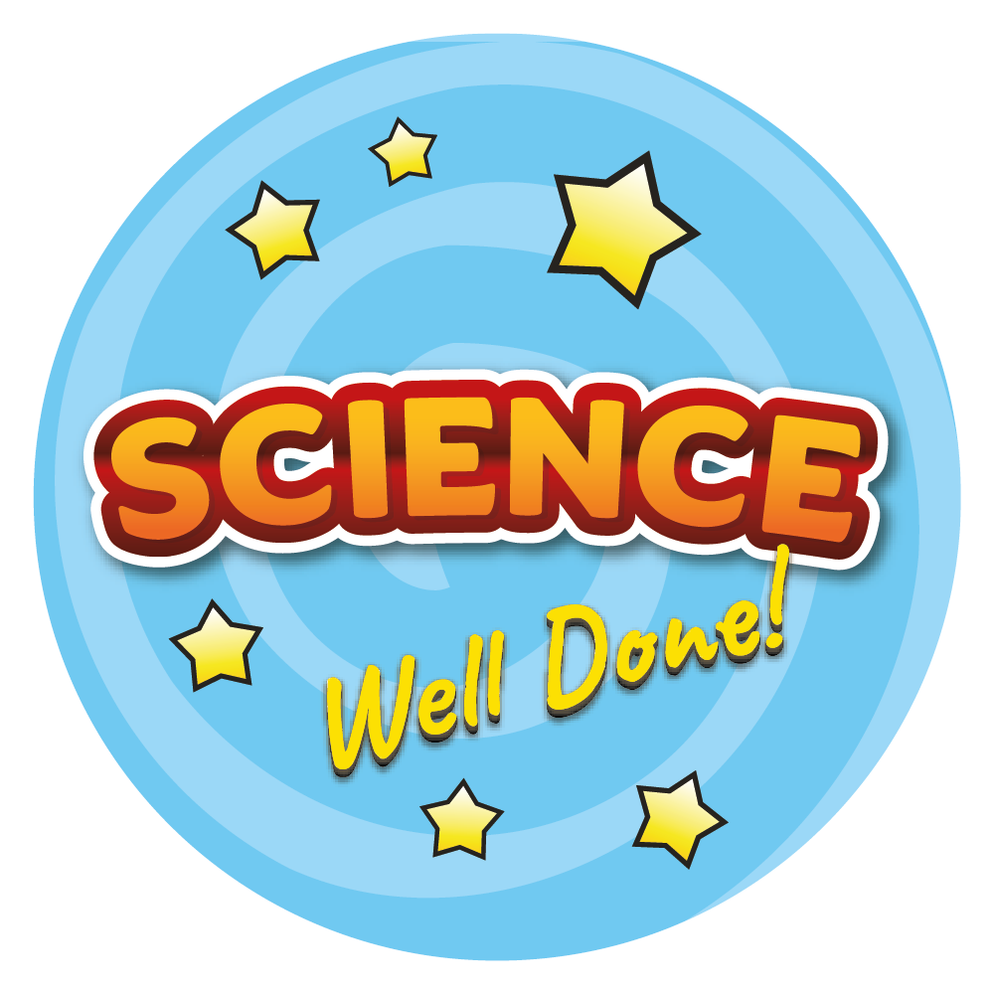 Science Well Done Reward Stickers — MyClassroom