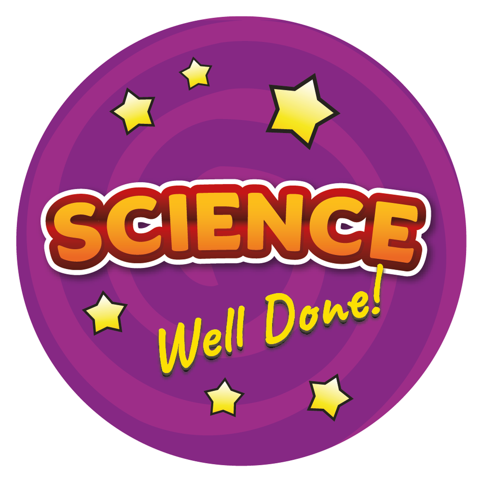 Science Well Done Reward Stickers — MyClassroom