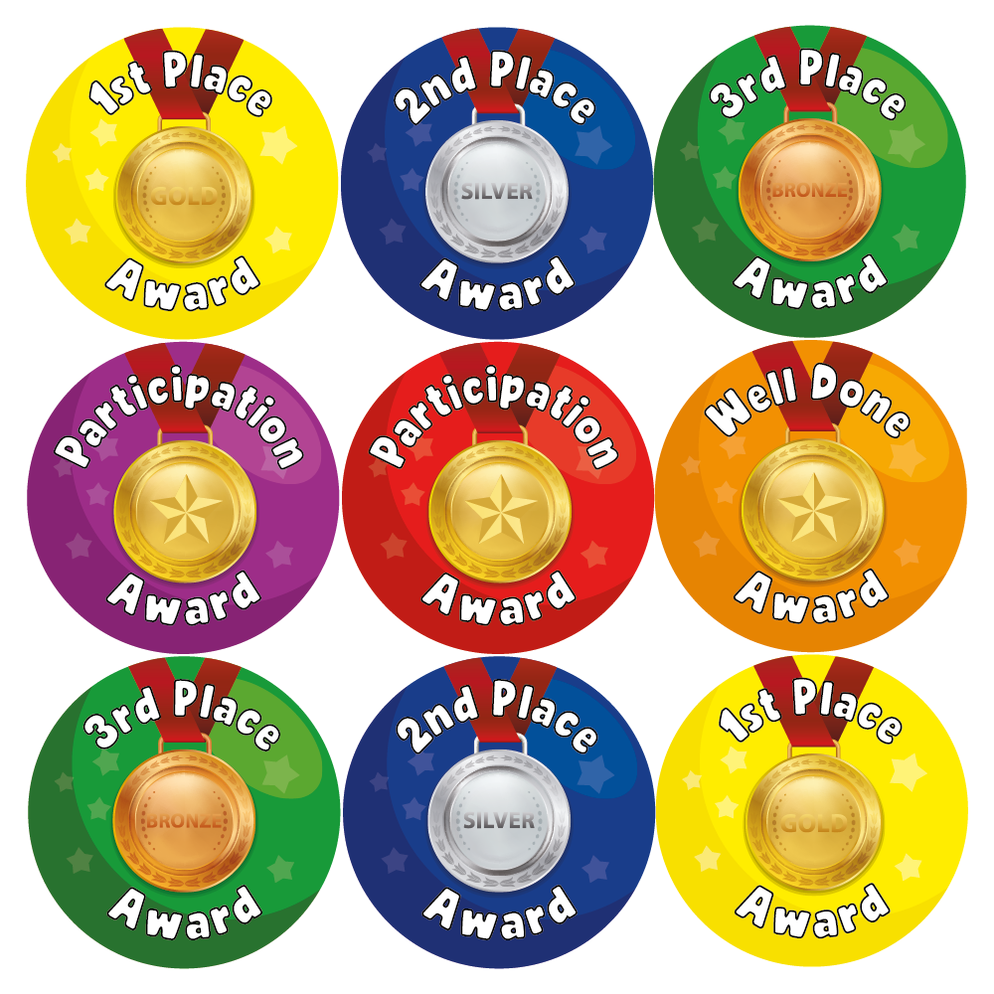 Sports Day Medal Reward Stickers — MyClassroom