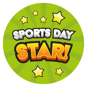 Sports Day Star Reward Stickers — MyClassroom