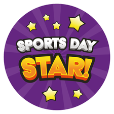 Sports Day Star Reward Stickers — MyClassroom