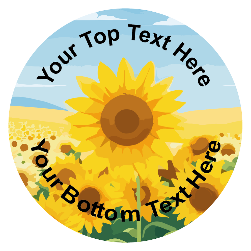 Personalised Sunflower Reward Stickers — MyClassroom