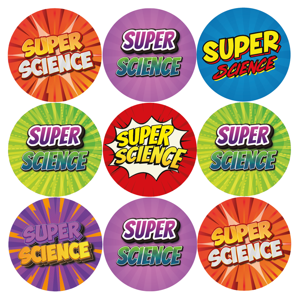 Super Science Reward Stickers — MyClassroom