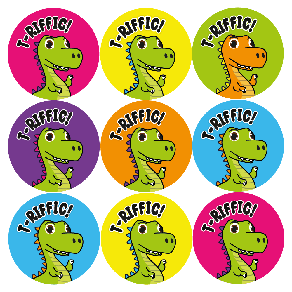 T-Riffic! Dinosaur Reward Stickers — MyClassroom