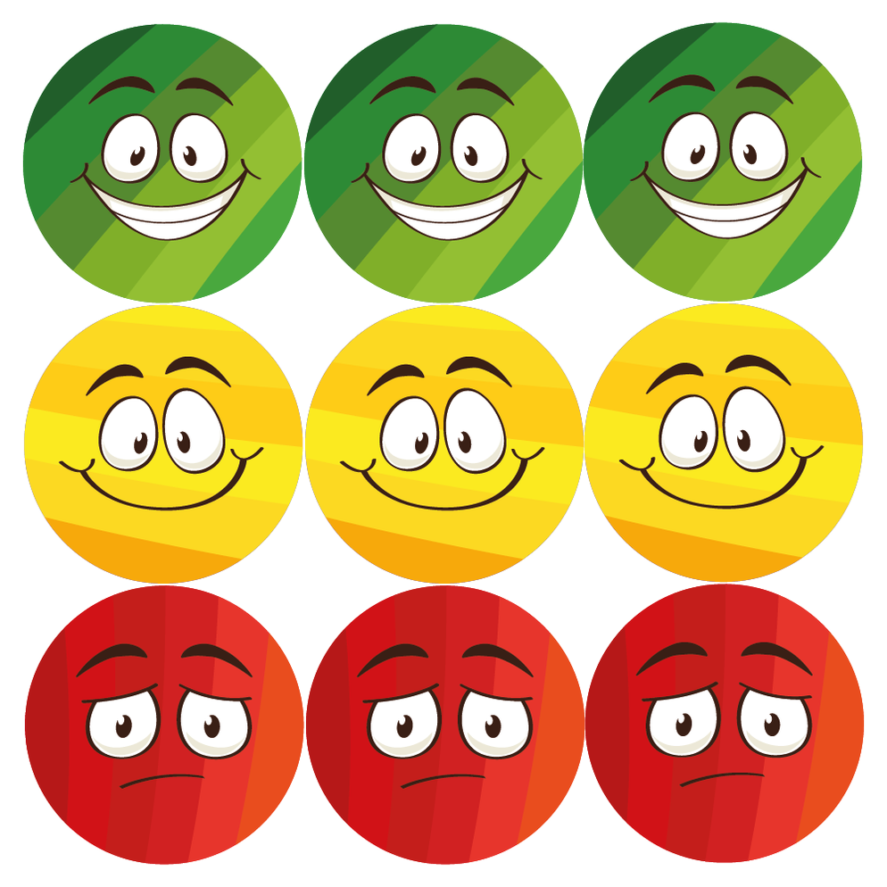 Traffic Light Faces Marking and Reward Stickers — MyClassroom
