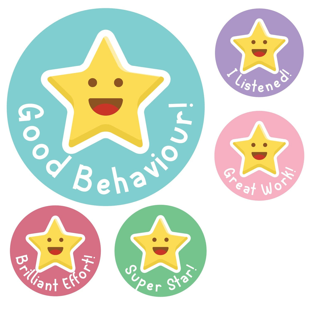 Good Behaviour Star Reward Stickers — MyClassroom