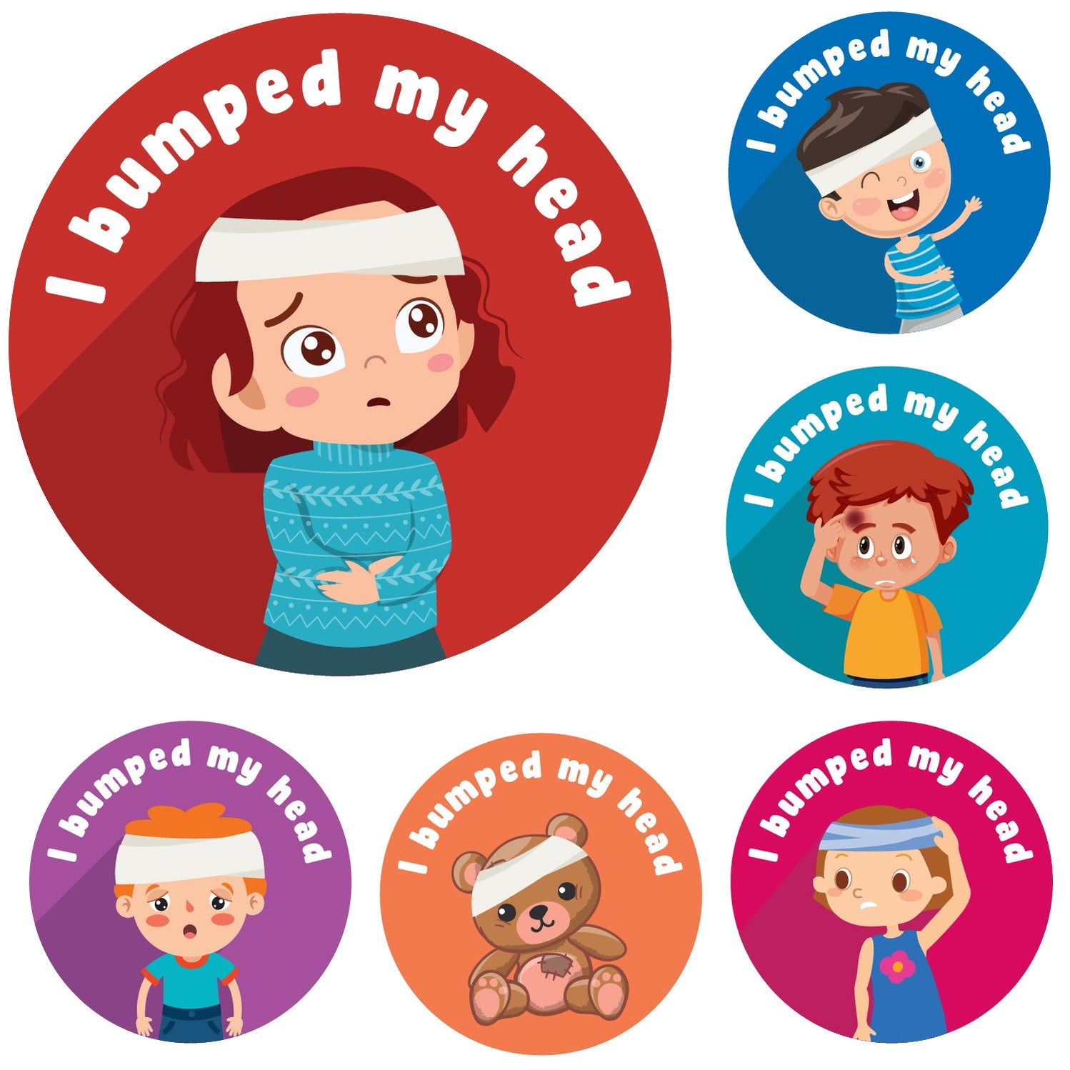 I Bumped My Head Stickers — MyClassroom