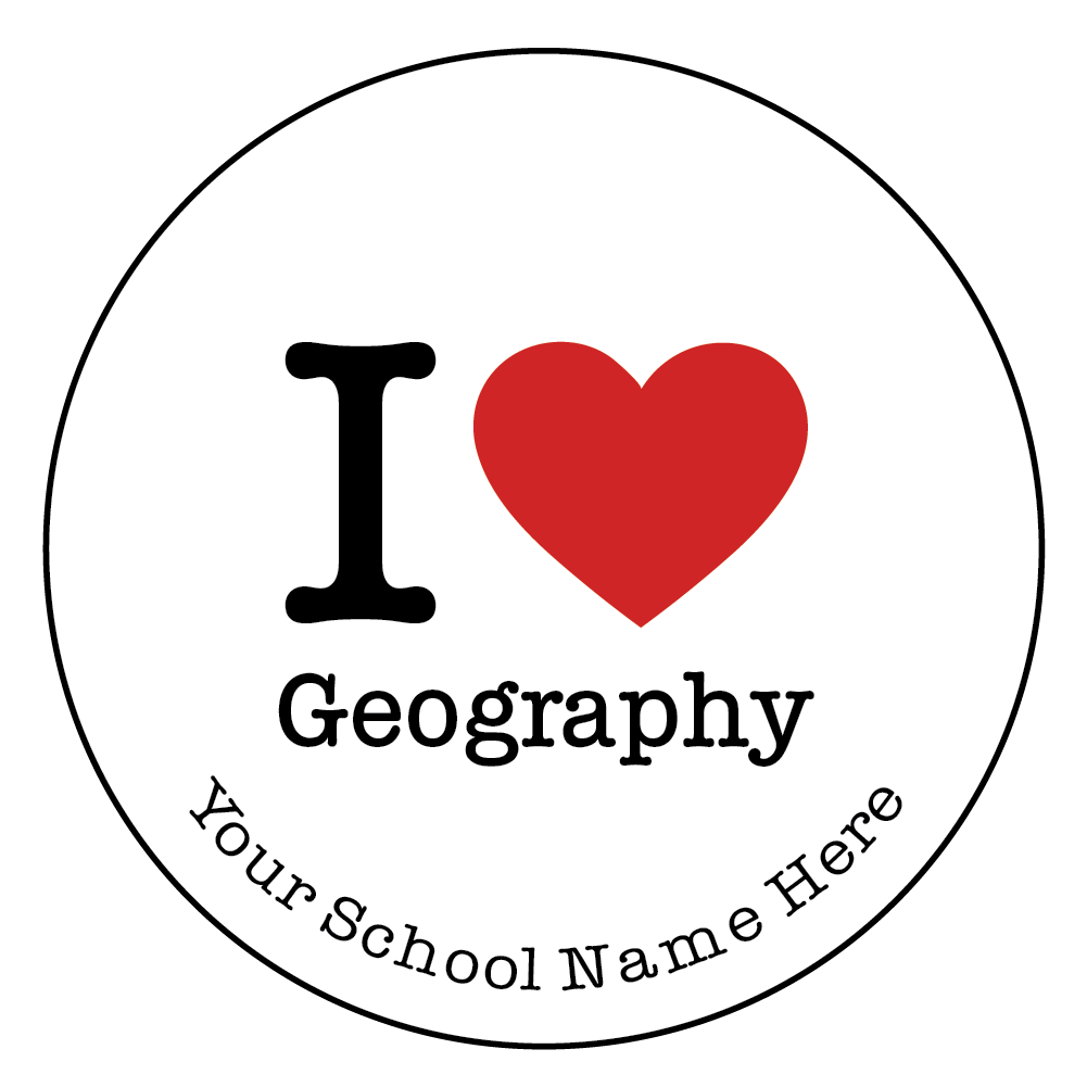 I Love Geography Reward Stickers — MyClassroom