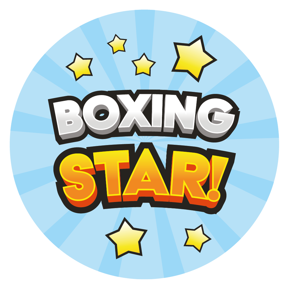 Boxing Star Reward Stickers — MyClassroom