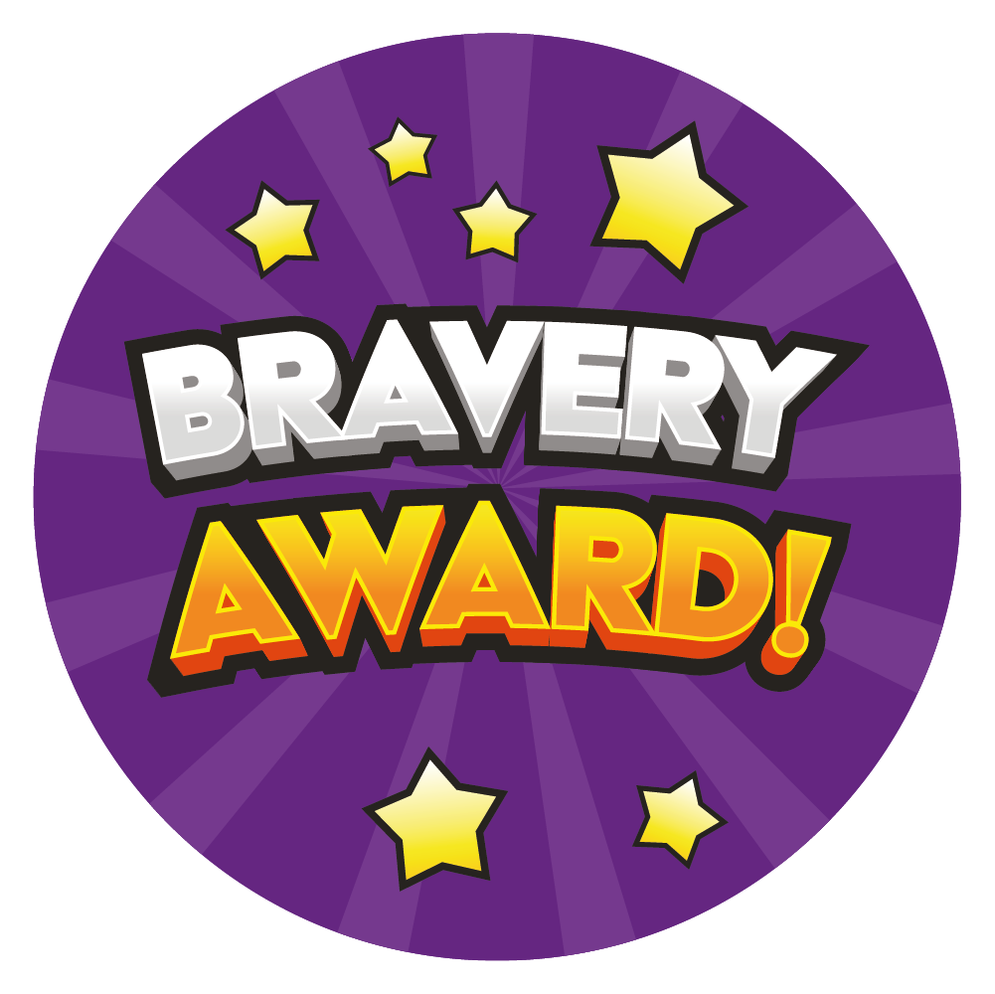 Bravery Award Star Reward Stickers — MyClassroom