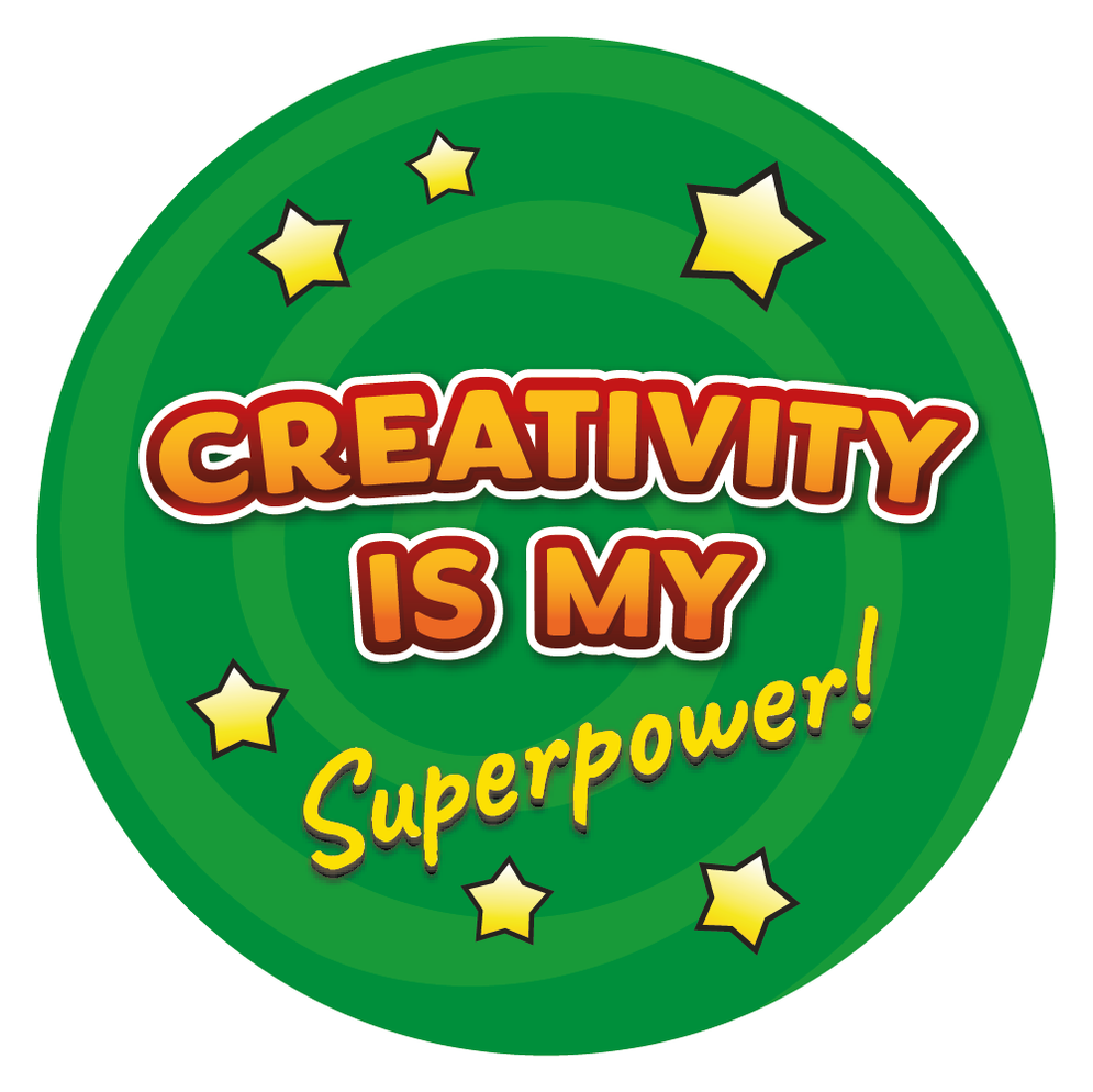 Creativity is my Superpower Reward Stickers — MyClassroom