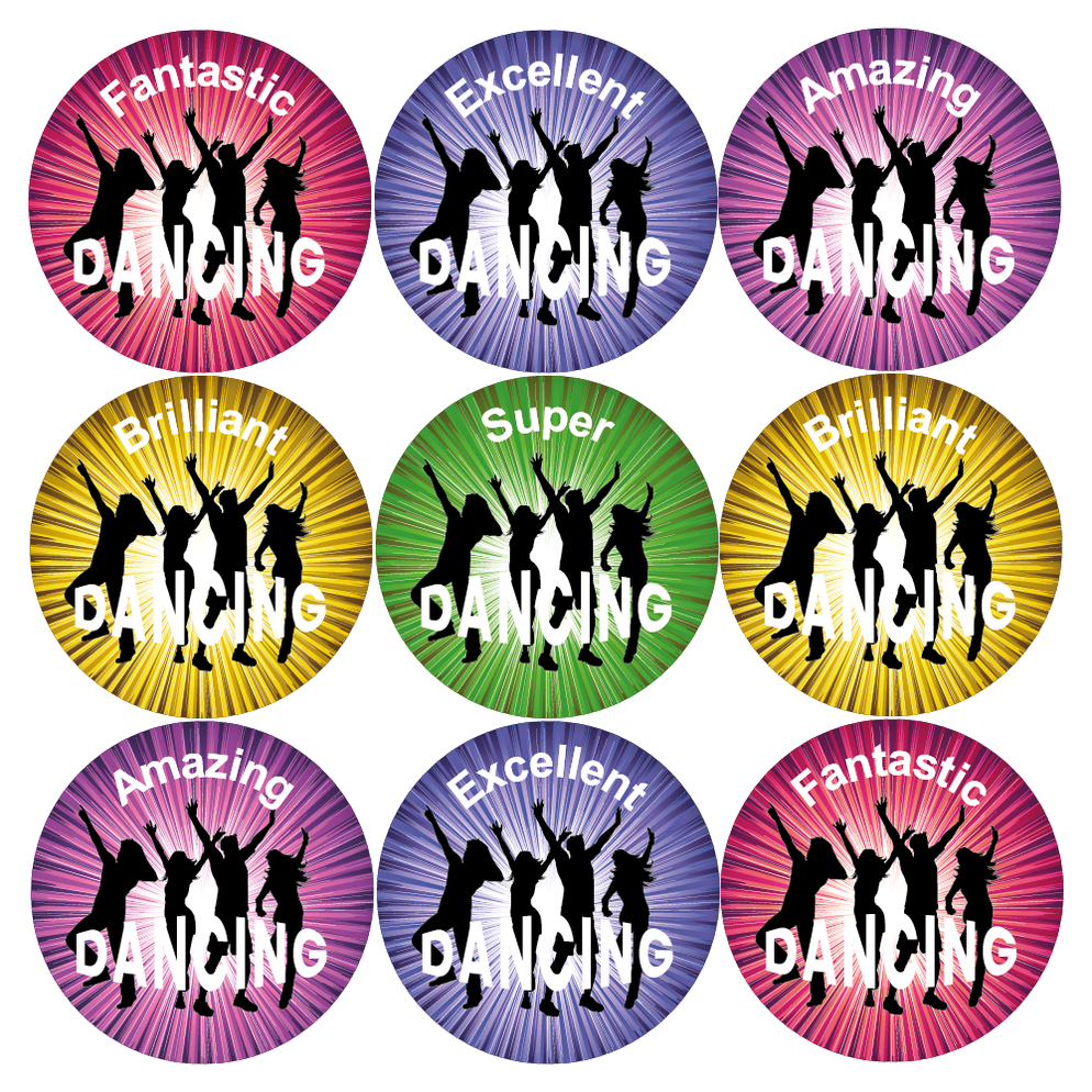 Dance Reward Stickers — MyClassroom