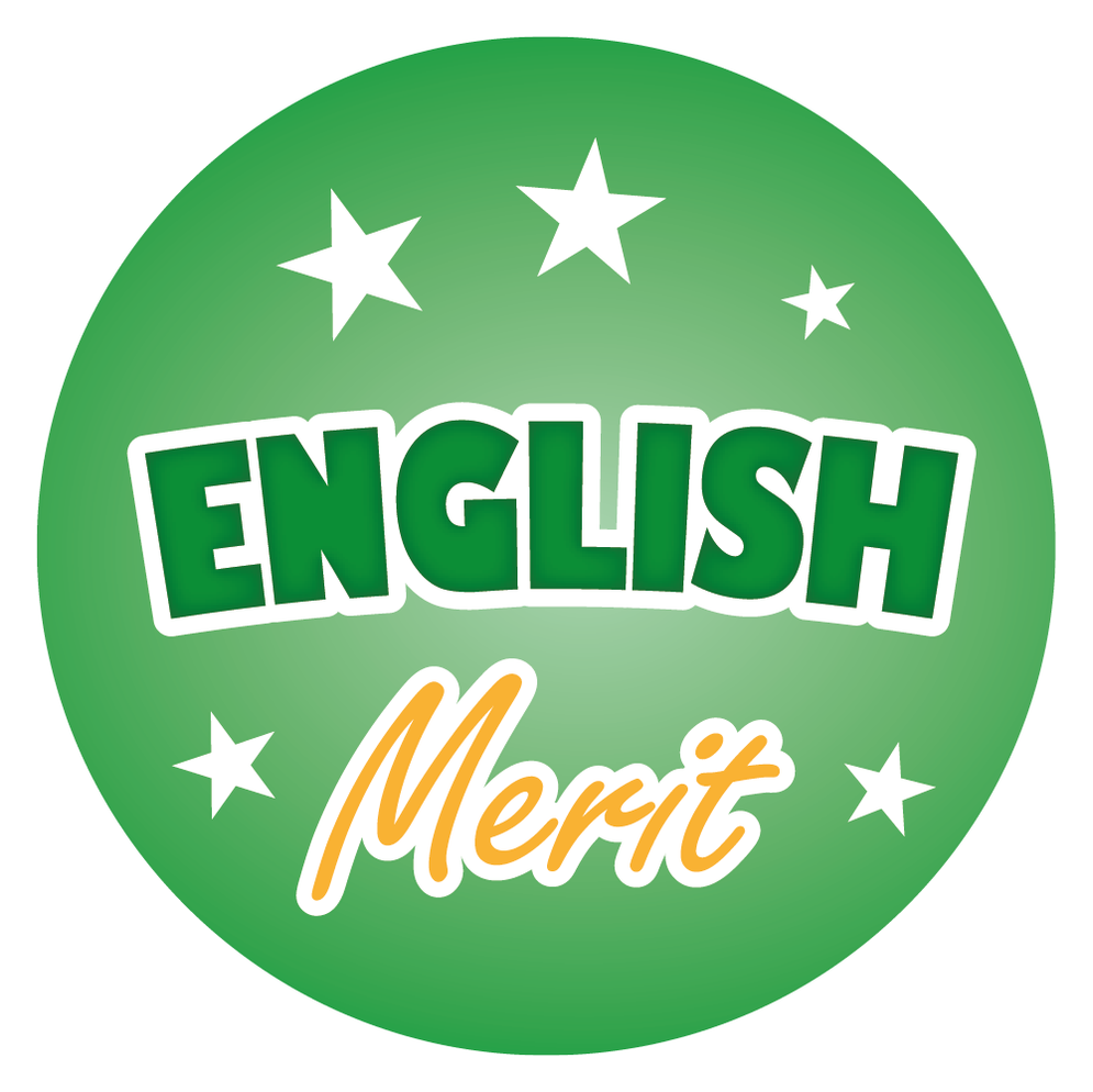 English Merit Reward Stickers — MyClassroom
