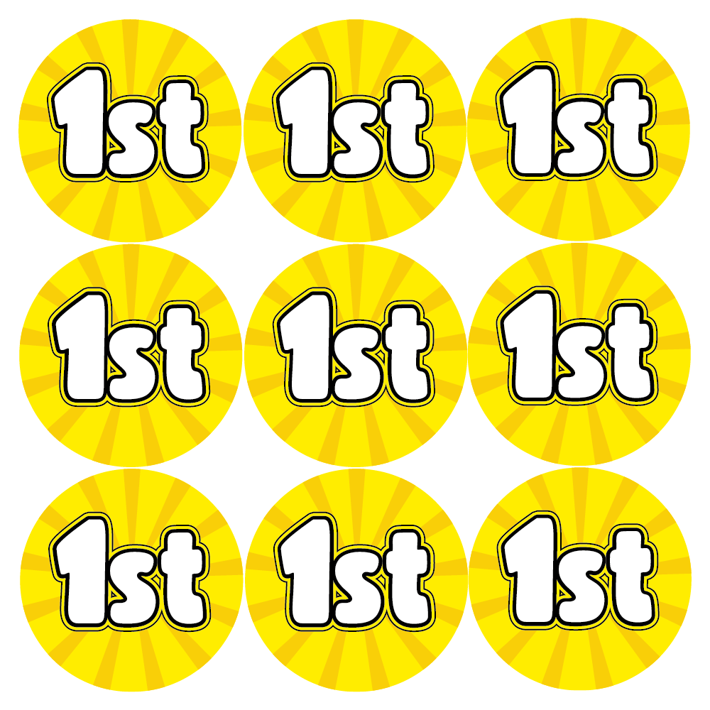 1st Place Sports Day Reward Stickers — MyClassroom