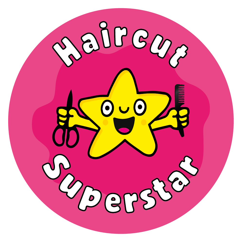 Haircut Superstar Reward Stickers — MyClassroom