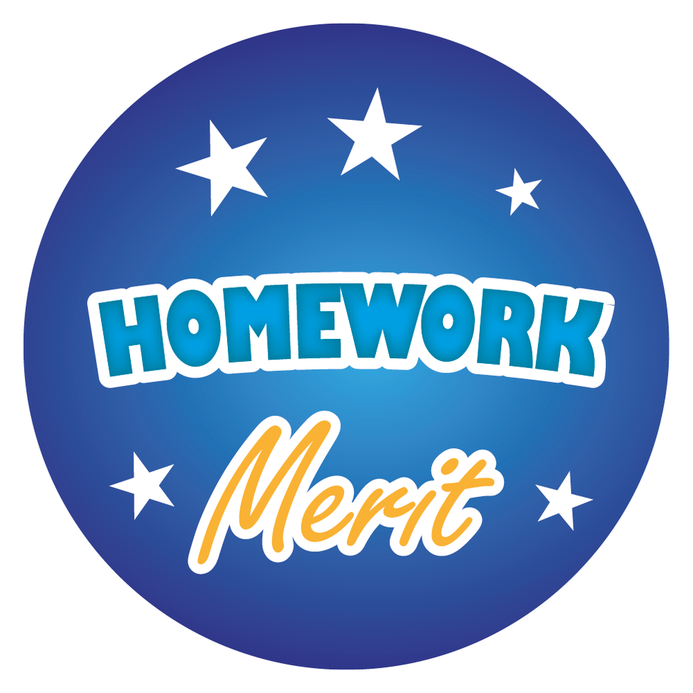 Homework Merit Reward Stickers — MyClassroom