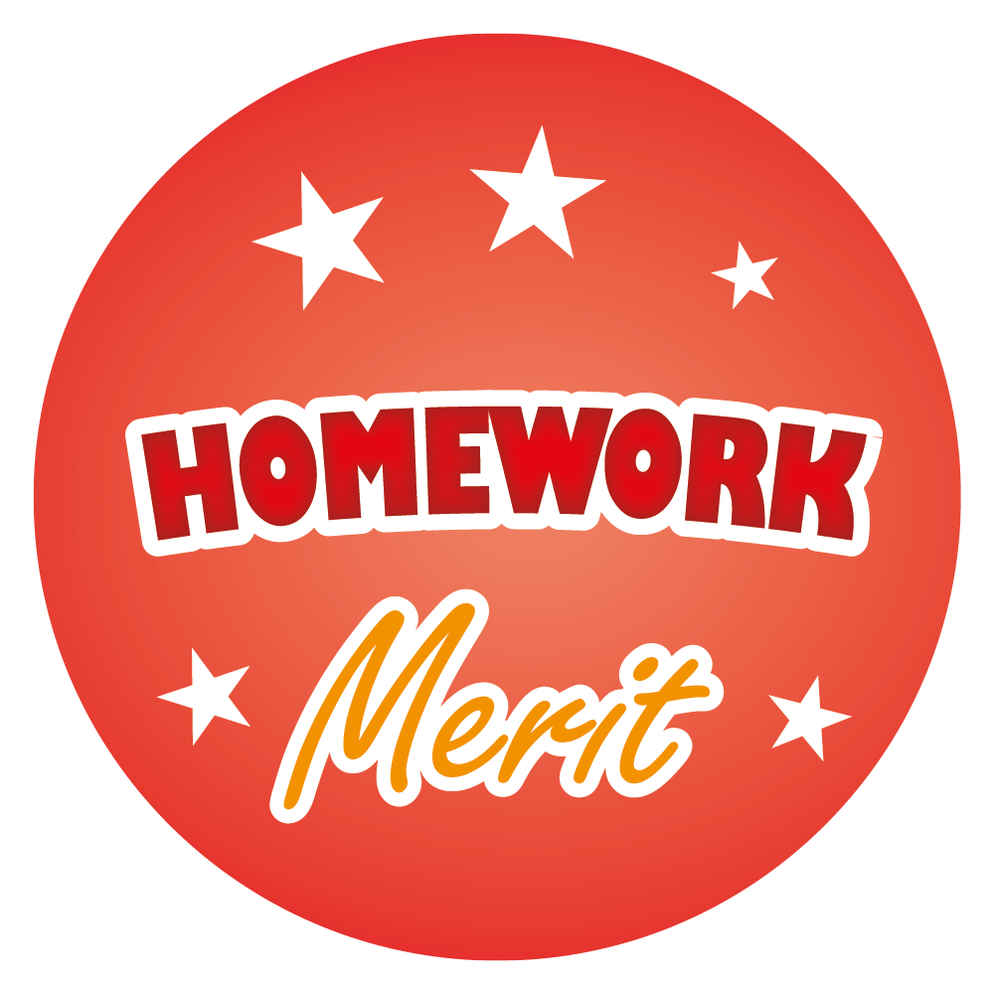 Homework Merit Reward Stickers — MyClassroom