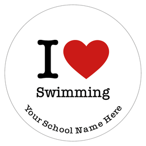I Love Swimming Reward Stickers — MyClassroom