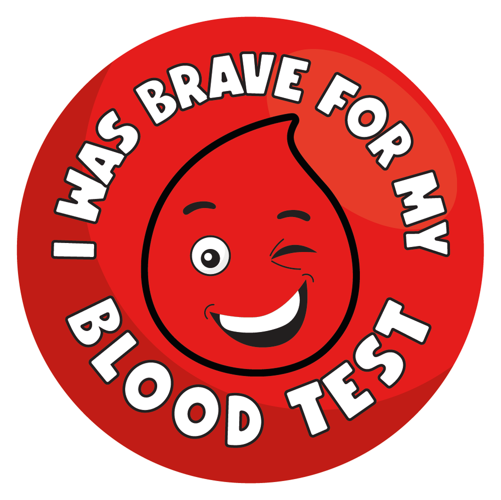 I Was Brave For My Blood Test Reward Stickers — MyClassroom