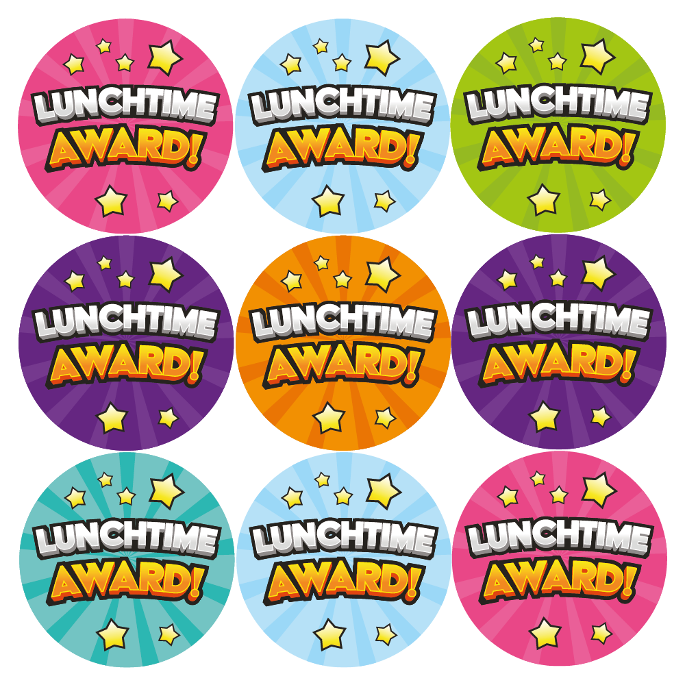 Lunchtime Award Reward Stickers — MyClassroom