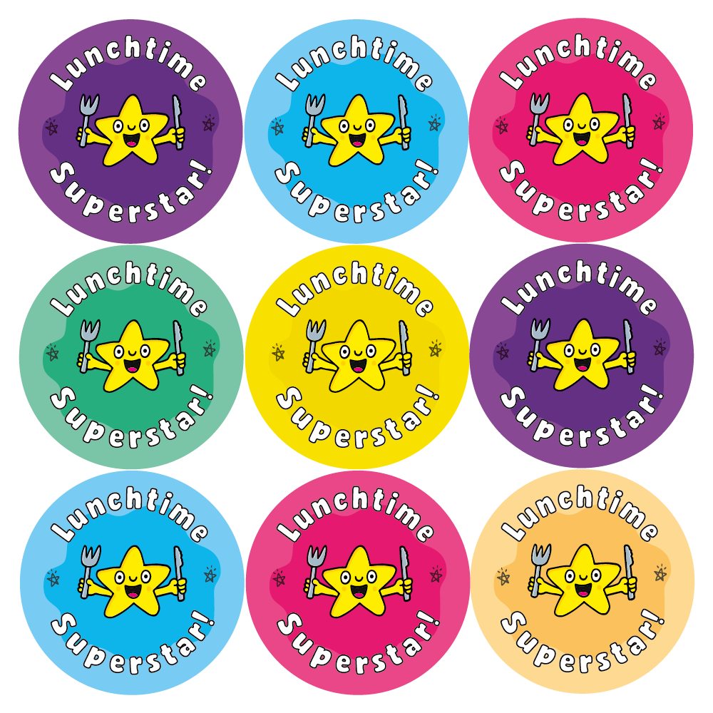 Lunchtime Superstar Reward Stickers — MyClassroom