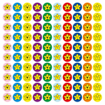 10mm mini smiley star reward stickers: 6 sheets, 900 reward stickers ...