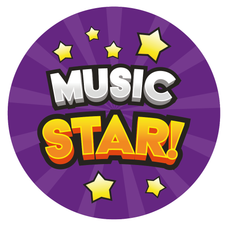 Music Star Reward Stickers — MyClassroom