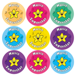Music Superstar Reward Stickers — MyClassroom