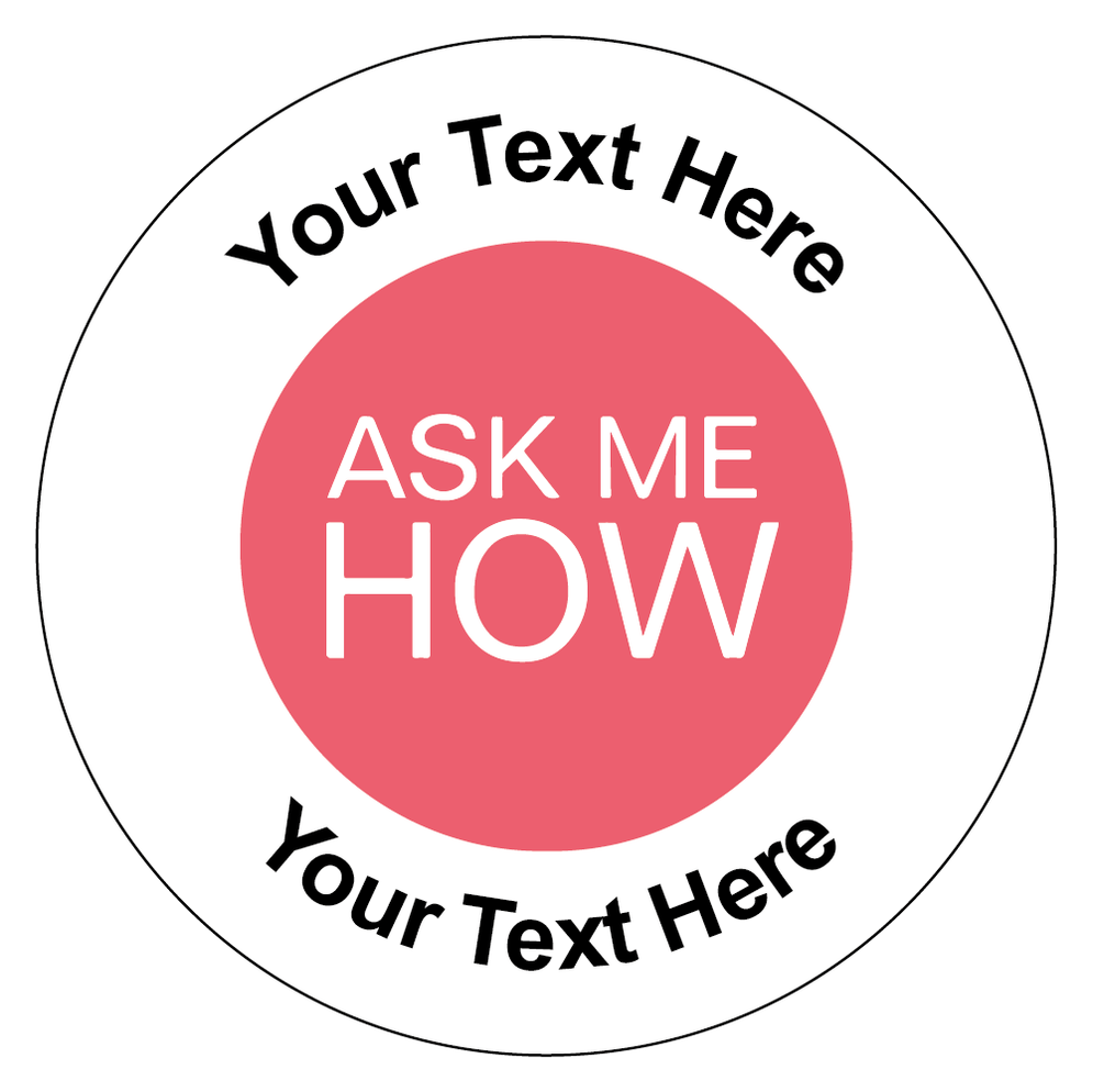 Personalised Ask Me How Reward Stickers — MyClassroom