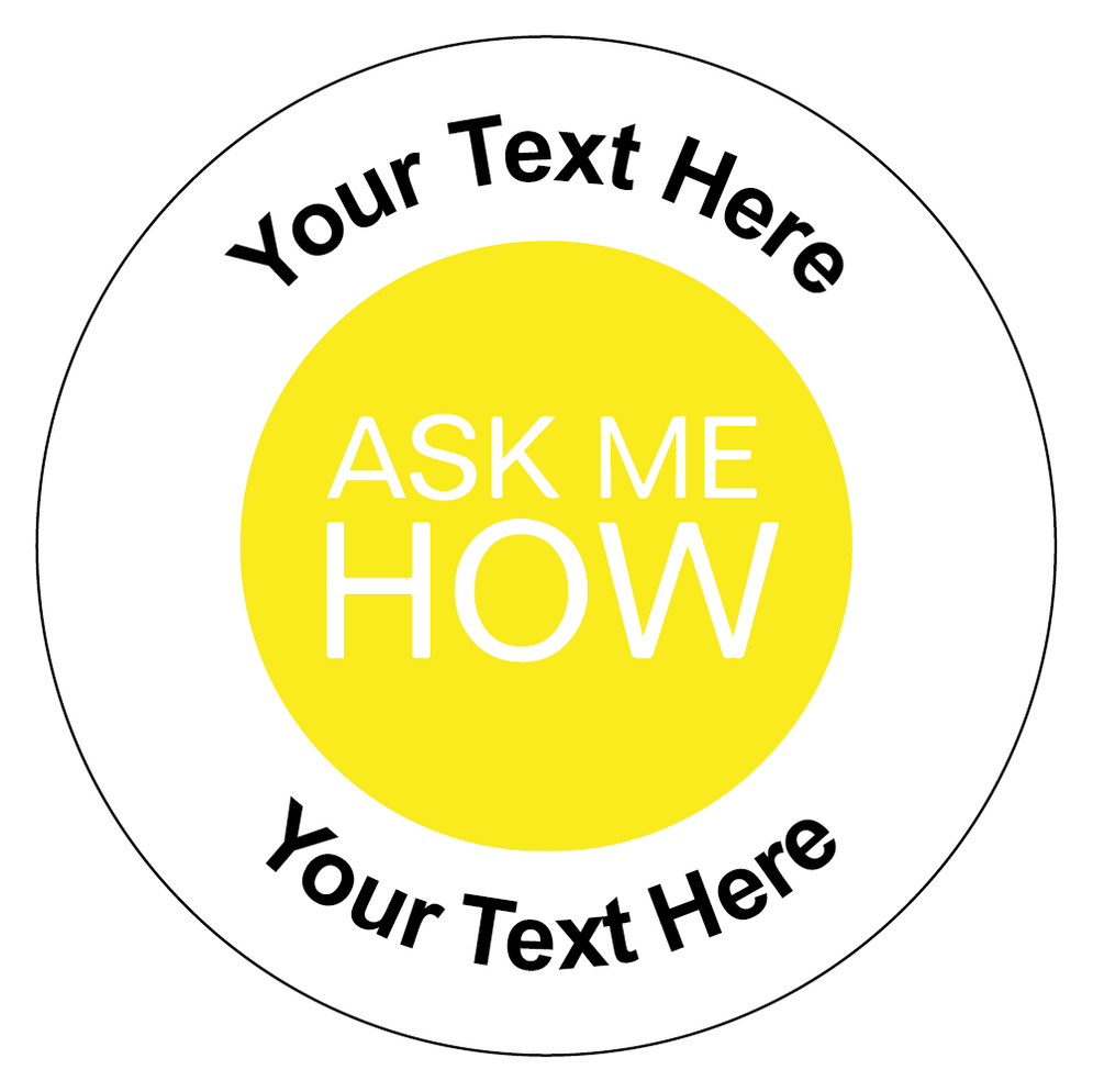 Personalised Ask Me How Reward Stickers — MyClassroom