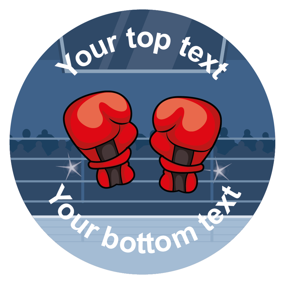 Personalised Boxing Ring Reward Stickers — MyClassroom